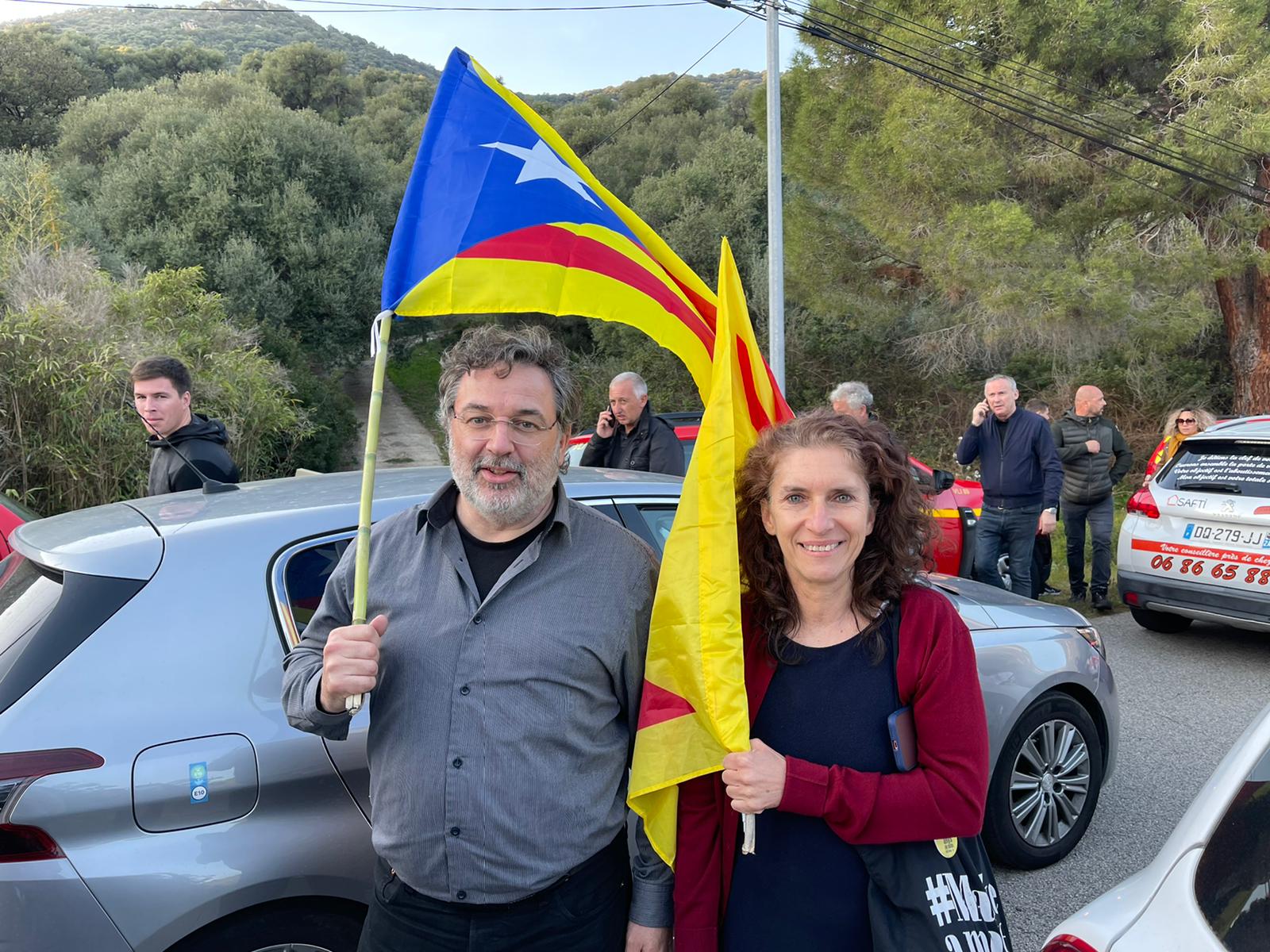 Dues estelades a l’enterrament d’Yvan Colonna