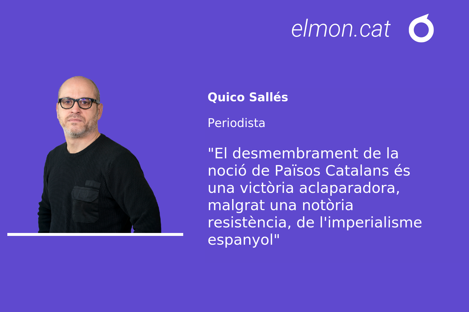 Cal estar al cas de no perdre la nació