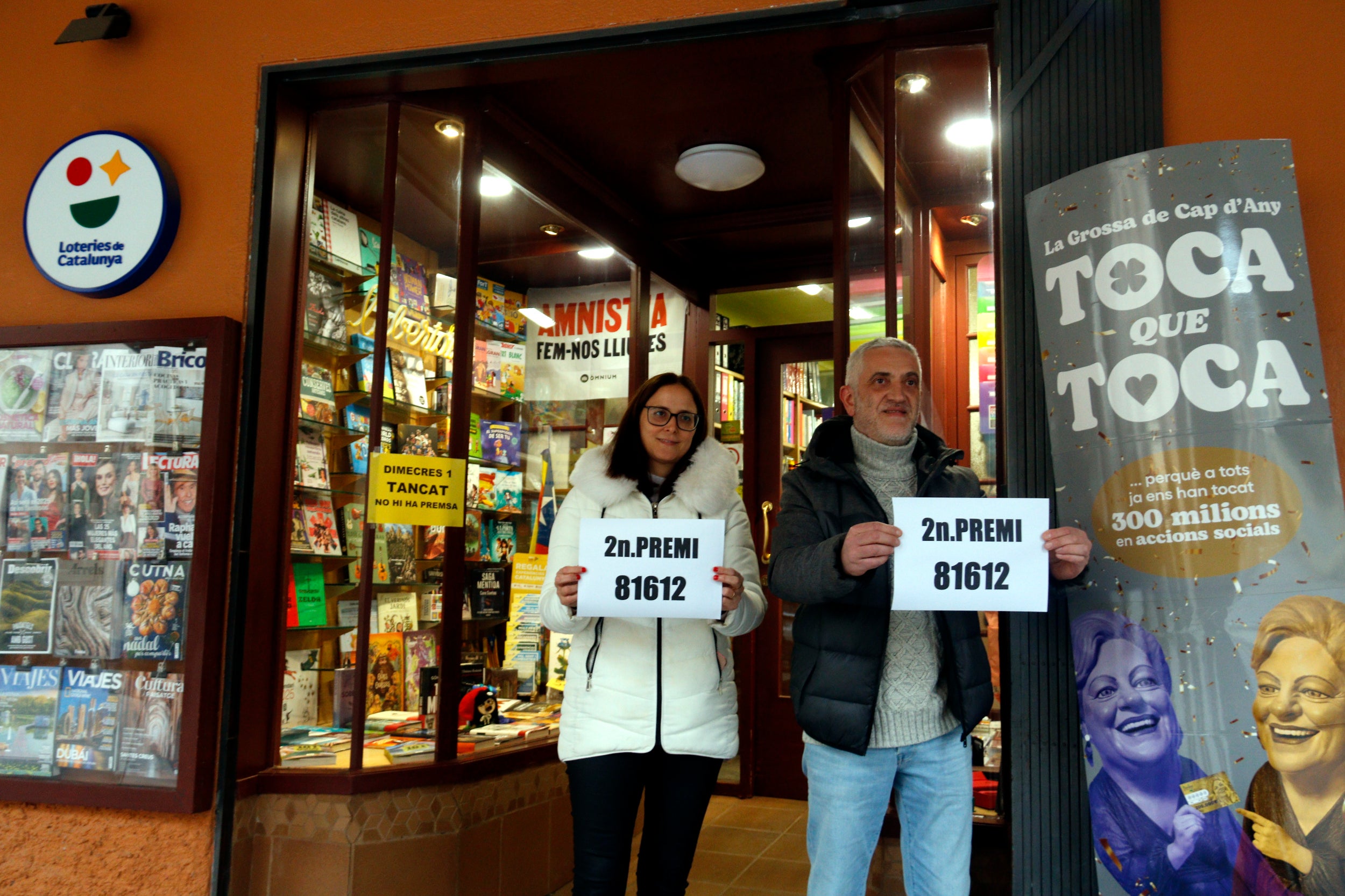 Descobreix els números guanyadors de la Grossa de Cap d'Any 2025